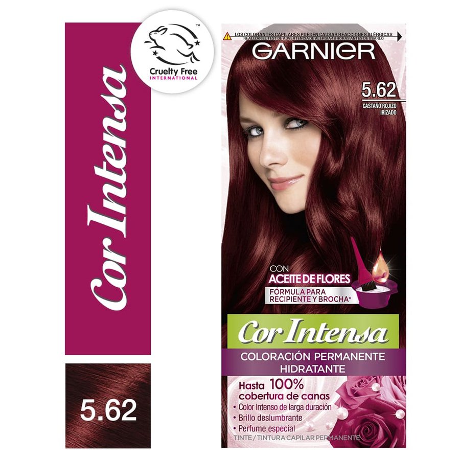 Tintura para Pelo Tono 562 Castaño Rojizo Irizado