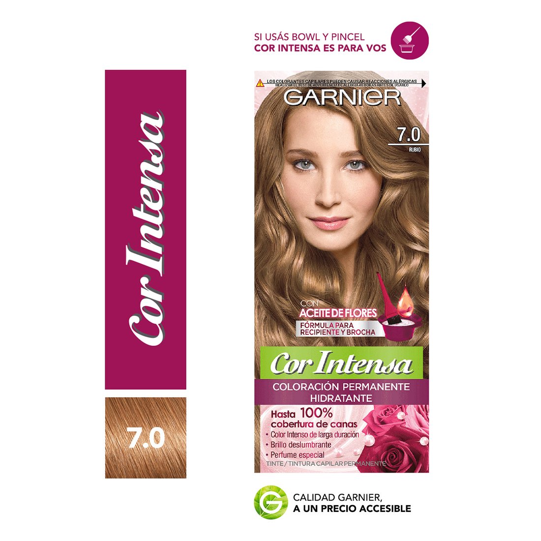 Tono 70 Rubio - Cor Intensa | Coloración de Garnier Argentina