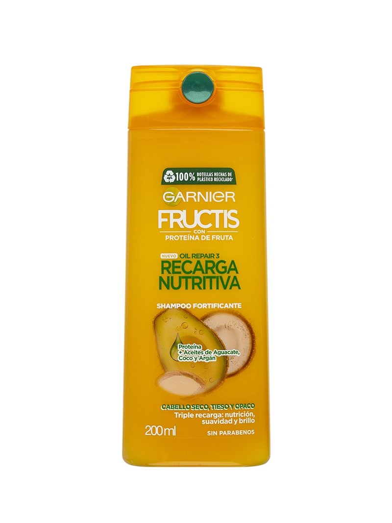 Reviví Tu Cabello Con Fructis Recarga Nutritiva Shampoo De Garnier