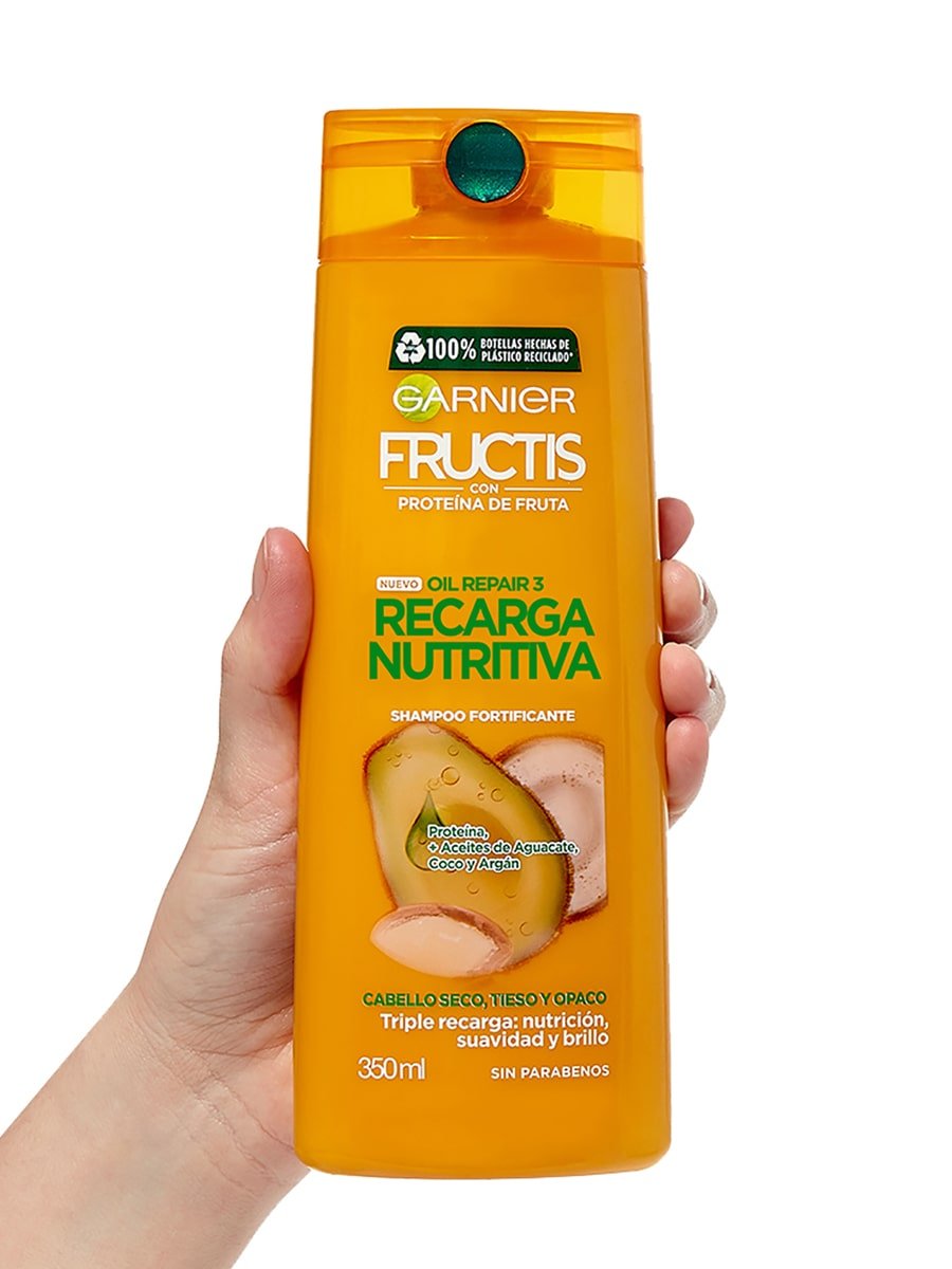 Reviví tu cabello con Fructis Recarga Nutritiva Shampoo de Garnier