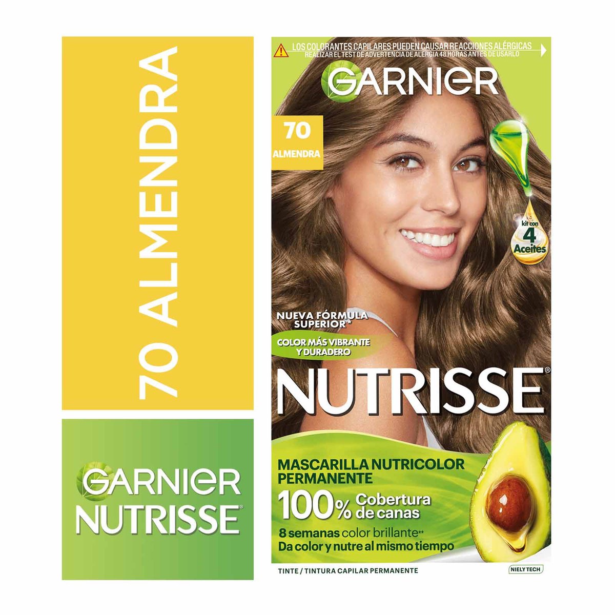 Tintura 70 Champaña | Nutrisse Clásico | Garnier Argentina