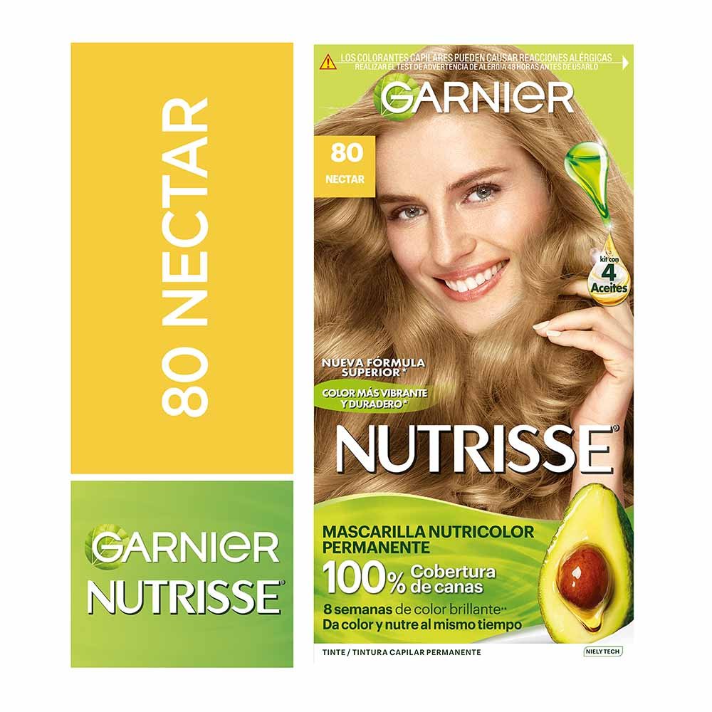 Tintura 80 Néctar | Nutrisse Clásico | Garnier Argentina