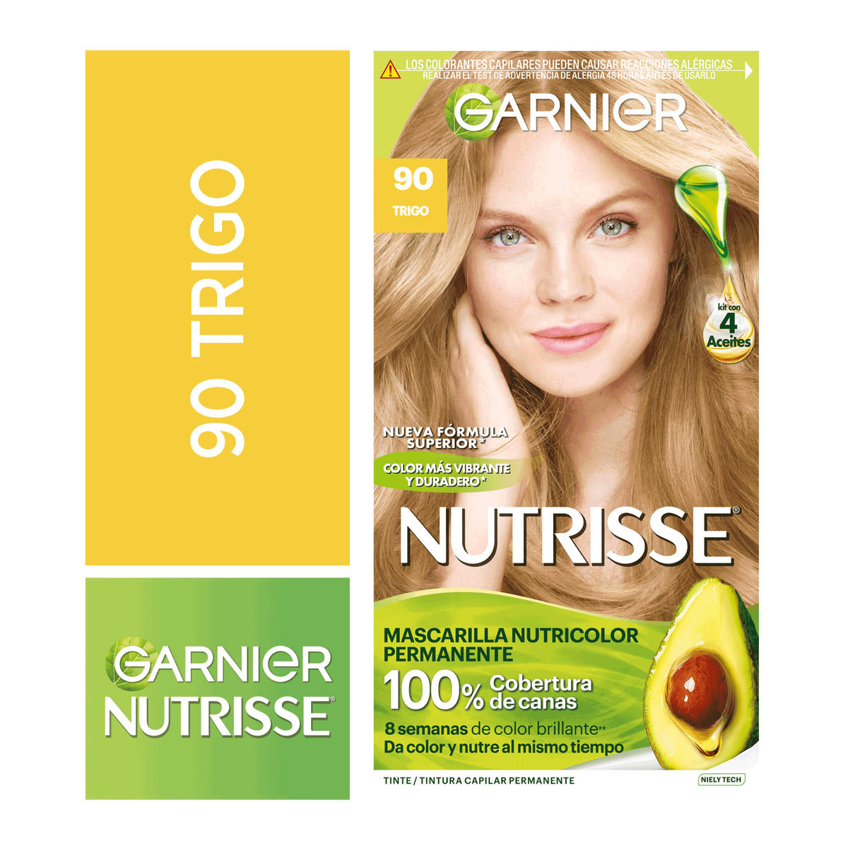 Tintura 90 Trigo | Nutrisse Clásico | Garnier Argentina
