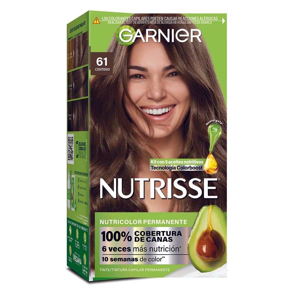 Nutrisse 61 Centeno Clásico – Tintura Nutritiva y Duradera | Garnier