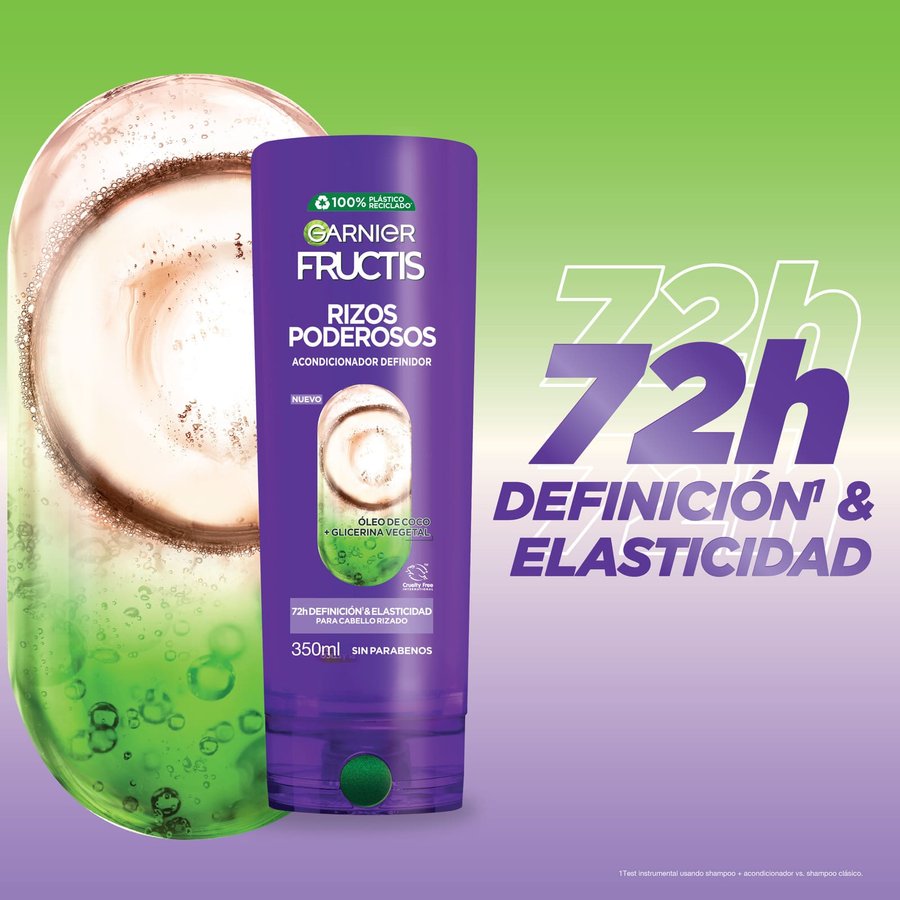 Acondicionador para definición de rizos Fructis | Garnier Argentina